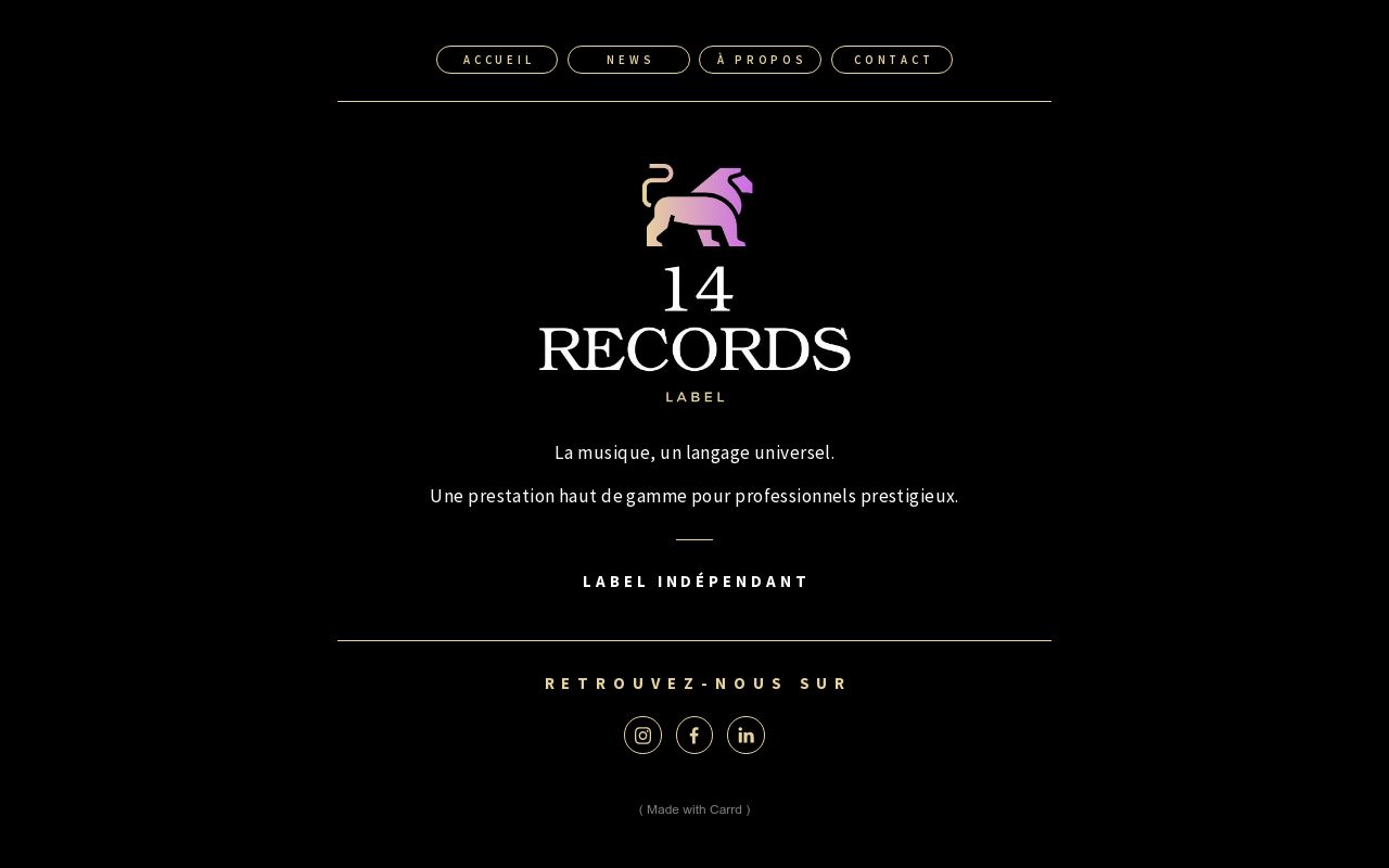14 Records Label